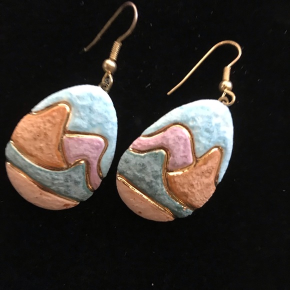Jewelry | Vintage Southwestern Landscape Scene Earrings | Poshmark
